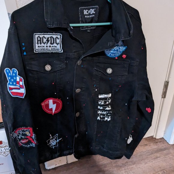 AC/DC | Jackets & Coats | Acdc Reason World Tour Commemorative Black ...